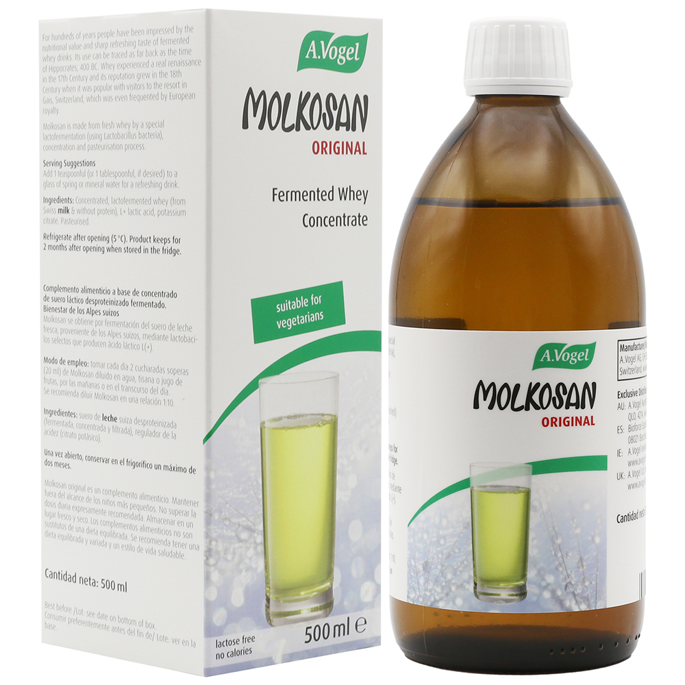 A Vogel Molkosan Prebiotic Fermented Whey Concentrate Supplement 500ml ...