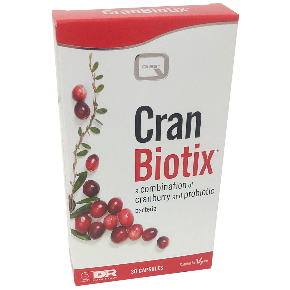 Quest Cran Biotix Probiotic and Cranberry Extract 30 Capsules | eBay